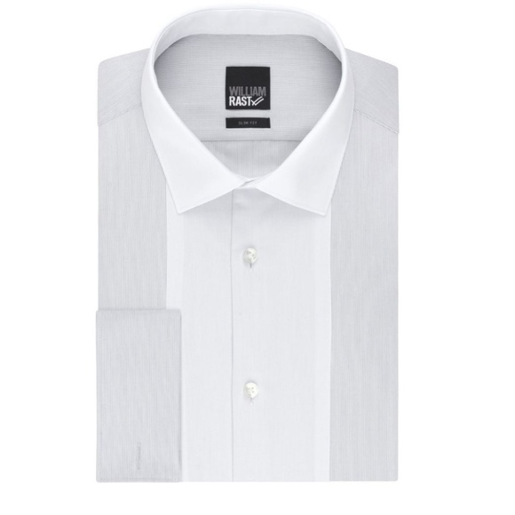 William Rast | Shirts | William Rastgraywhite Colorblock Dress Shirt L ...